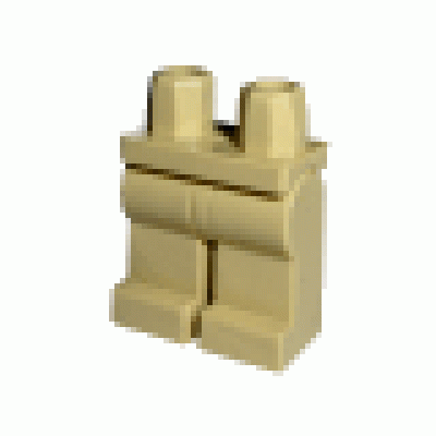 LEGO Minifigure Legs - Tan